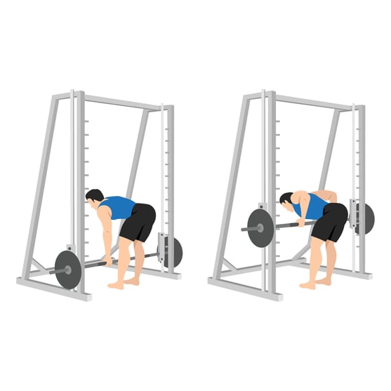 The Smith Machine Bent Over Row | A Perfect Back Workout